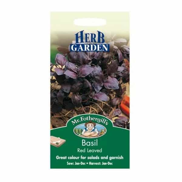 Jual Benih Basil Red Leaved 300 Biji – Mr Fothergills | Bibit Online